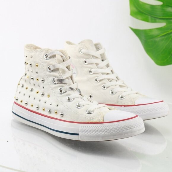 Converse | Shoes | Rare Converse Chuck Taylor All Star Hi Pearly Metal ...